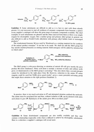 Organic synthesis the disconnection approach by stuart warren | PDF