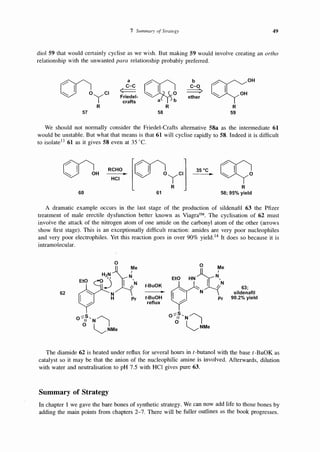 Organic synthesis the disconnection approach by stuart warren | PDF