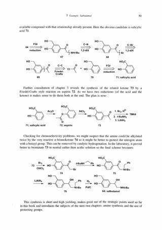 Organic synthesis the disconnection approach by stuart warren | PDF