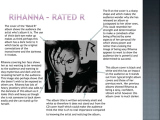 Organic synthetic album cover analysis | PPTX