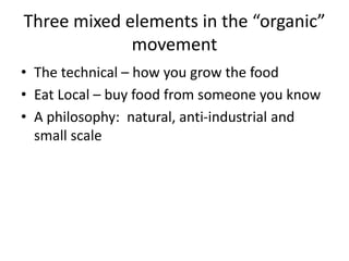 Organic vs conventional agriculture | PPTX