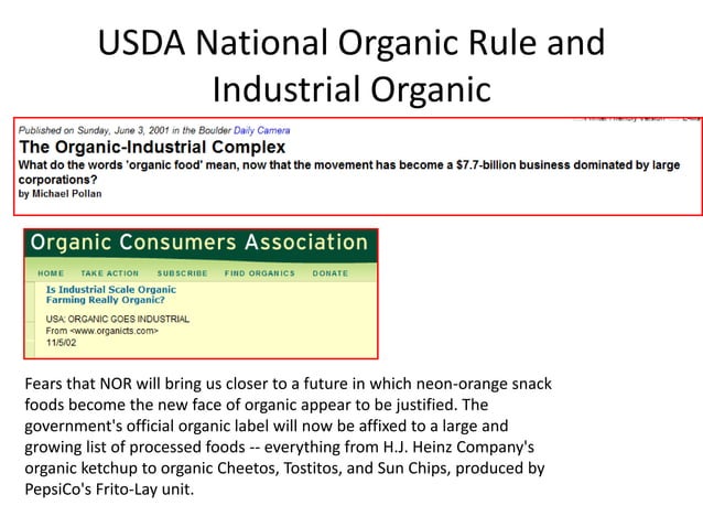 Organic vs conventional agriculture | PPTX | Agriculture | Industries