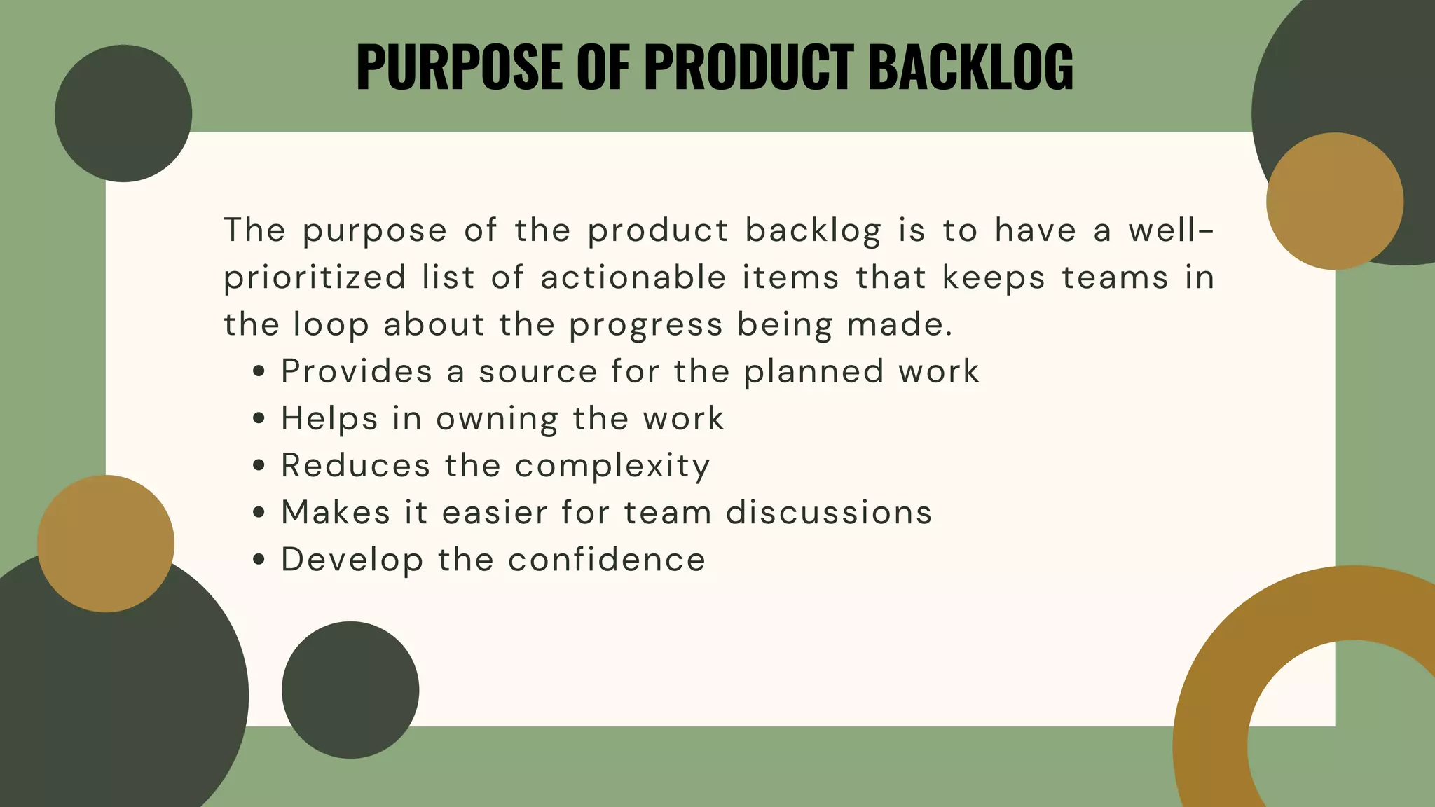 Product Backlog and hierarchy of work items | PDF