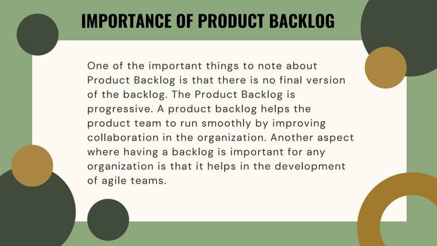 Product Backlog and hierarchy of work items | PDF