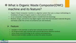 Organic Waste Composter Machine | PPTX