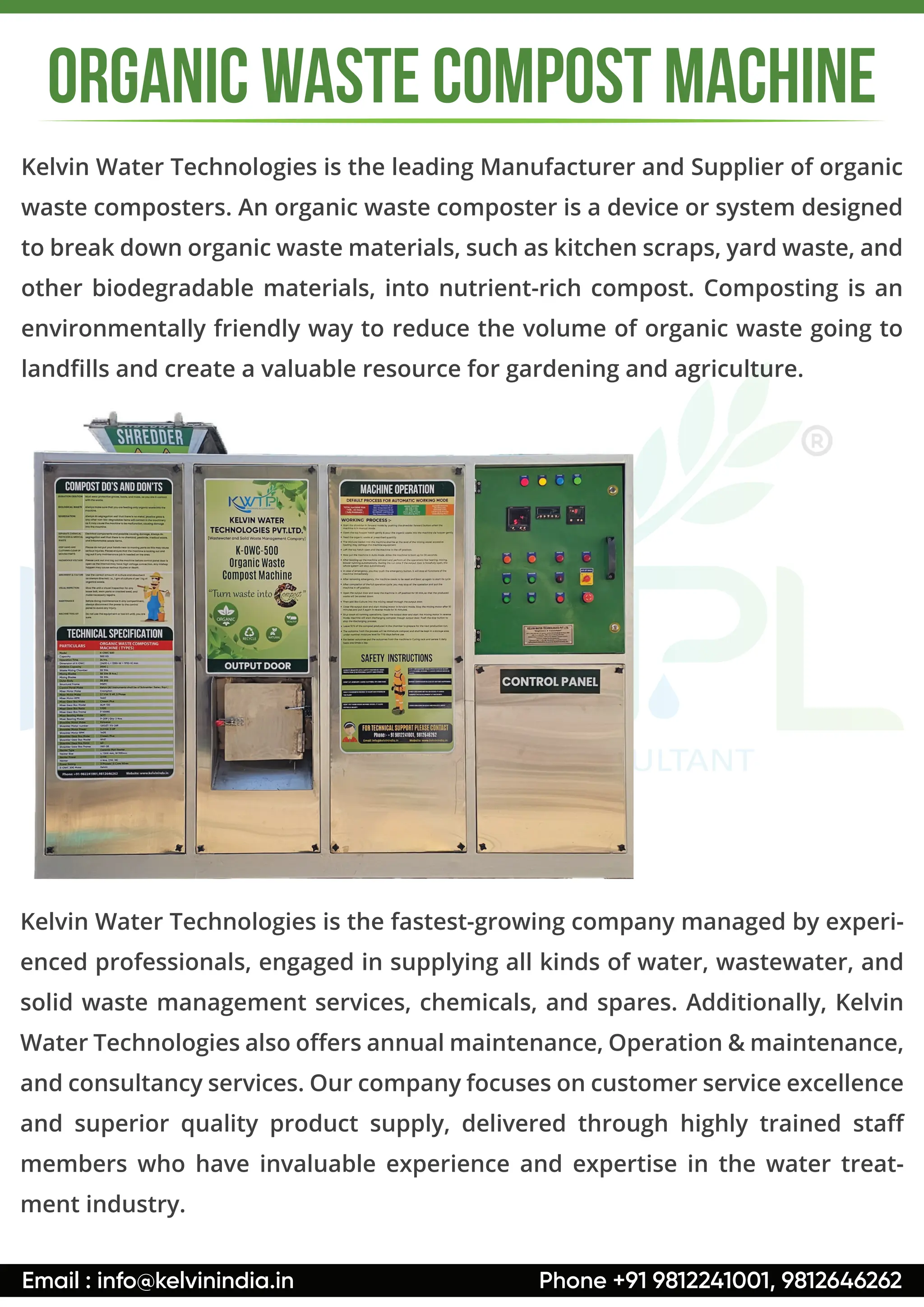 Organic Waste Compost Machine05.pdf | Agriculture | Industries