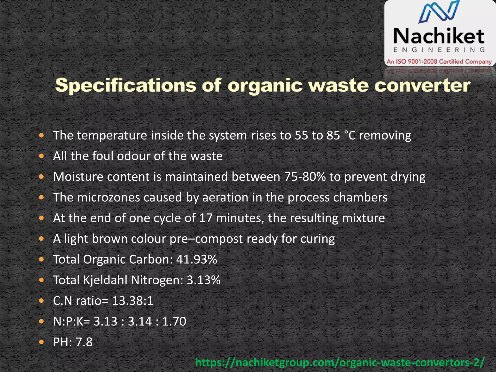 Organic waste converter | PDF