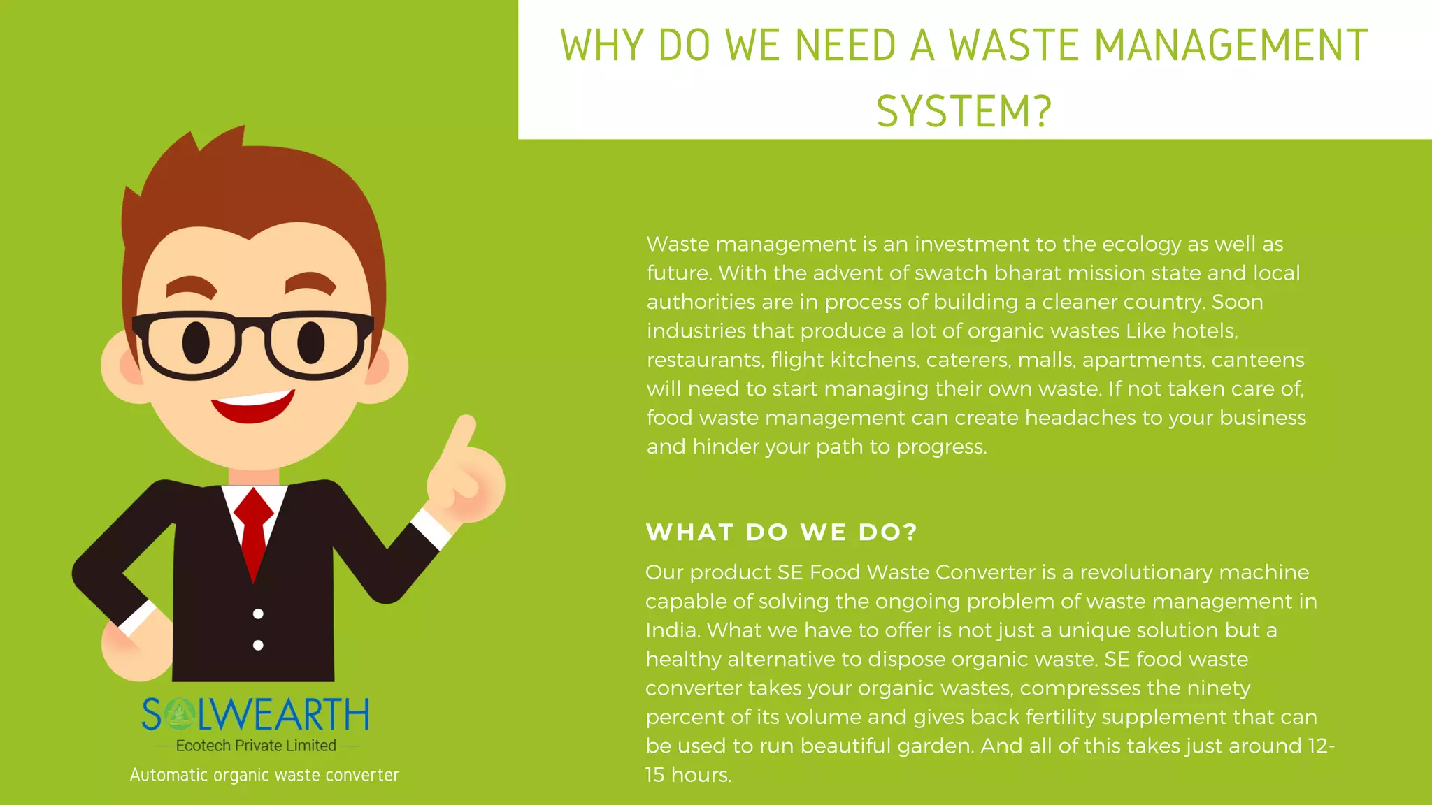 Organic waste converter machine | PDF