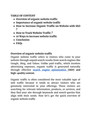 Organic Website Traffic_ The Key to Sustainable Online Success (1).pdf
