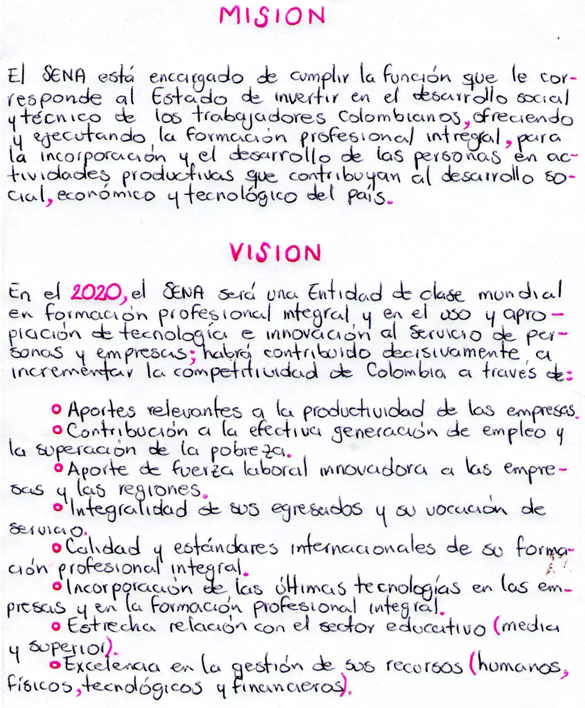 Organigrama del SENA, Misión, Visión, Escudo y Logotipo y Principios | PPT