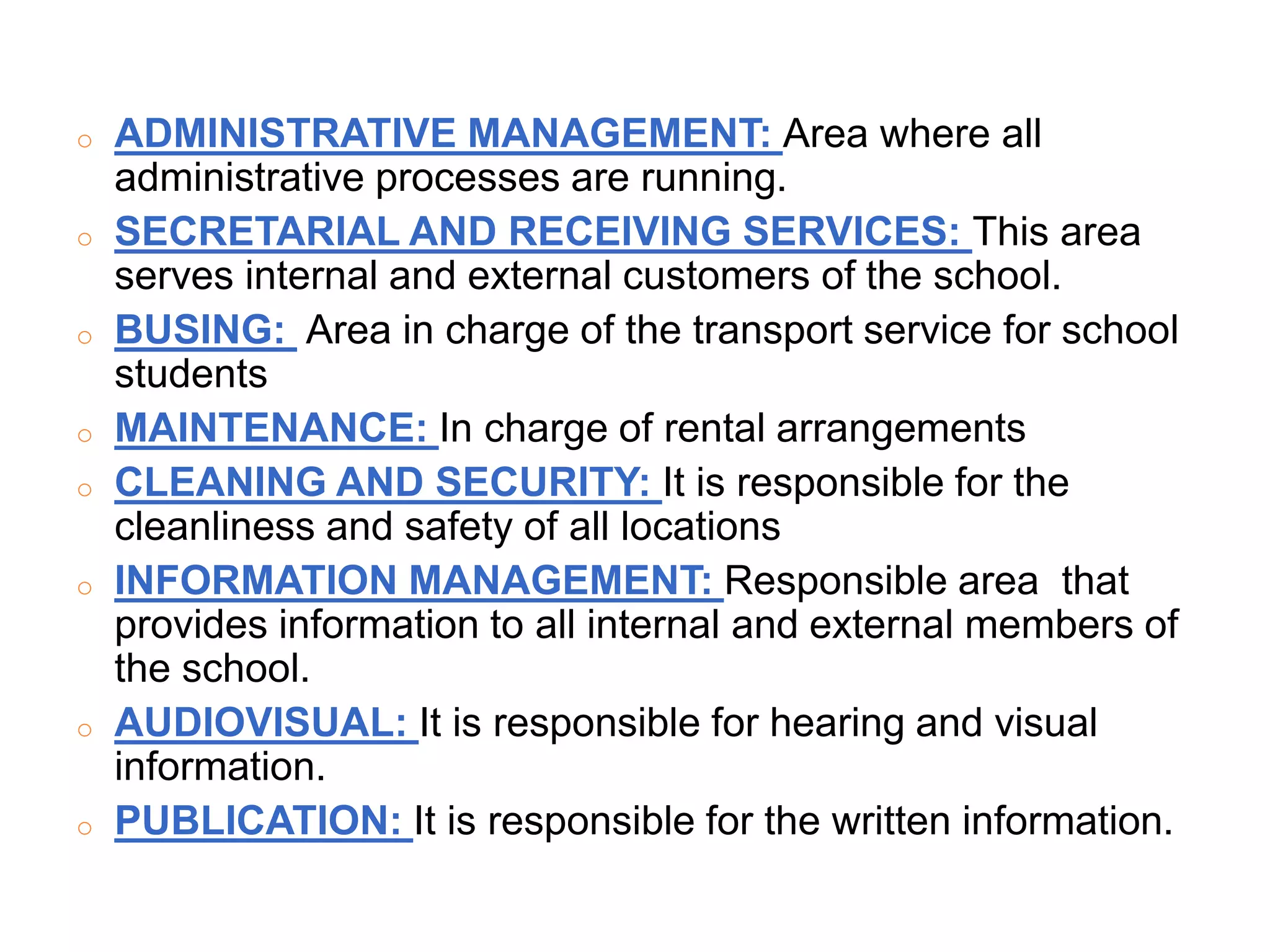 Organizational Chart School RRR | PPTX