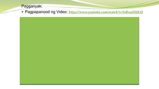 EPP 5- AGRI - Organikong pagsugpo ng peste at kulisap ppt | PPTX