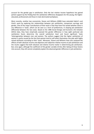 Relationship between biographical characteristics and employee ...