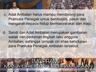 ambalan penegak | PPTX