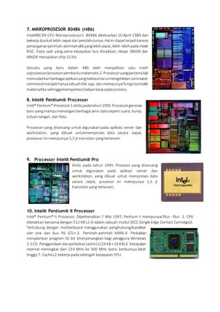 Organisasi arsitektur komputer | PDF