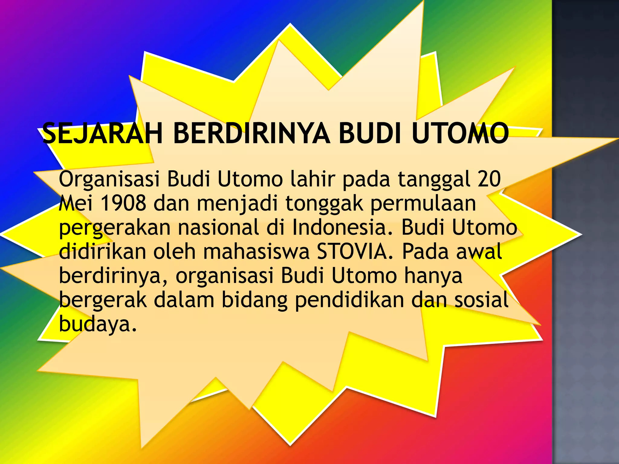 Organisasi budi utomo | PPTX