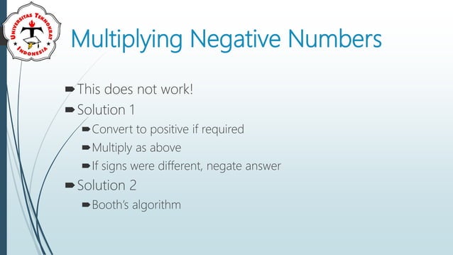 Integer Arithmetic | PPT Integer Arithmetic | PPT