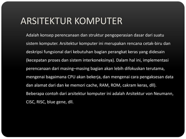 Organisasi dan arsitektur komputer kelompok favian | PPT