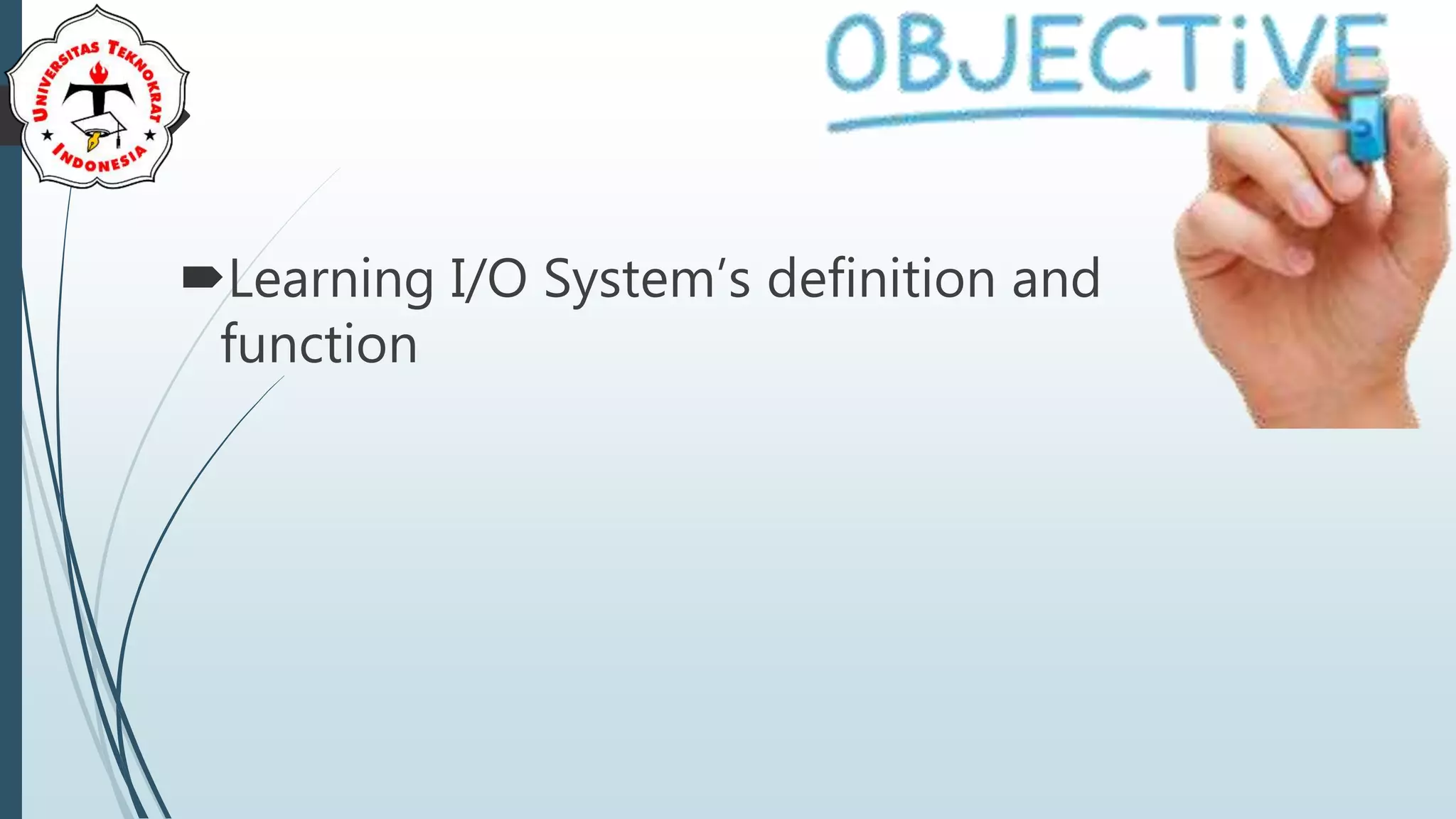 Input/Output System | PPT