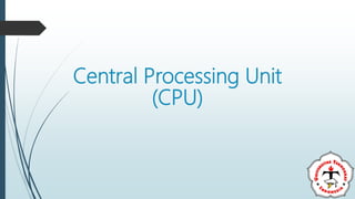 Central Processing Unit (CPU) | PPT