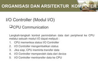 Input/Output - Organisasi dan Arsitektur Komputer.pptx