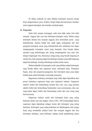 Organisasi dan Kelompok Kerja | DOCX