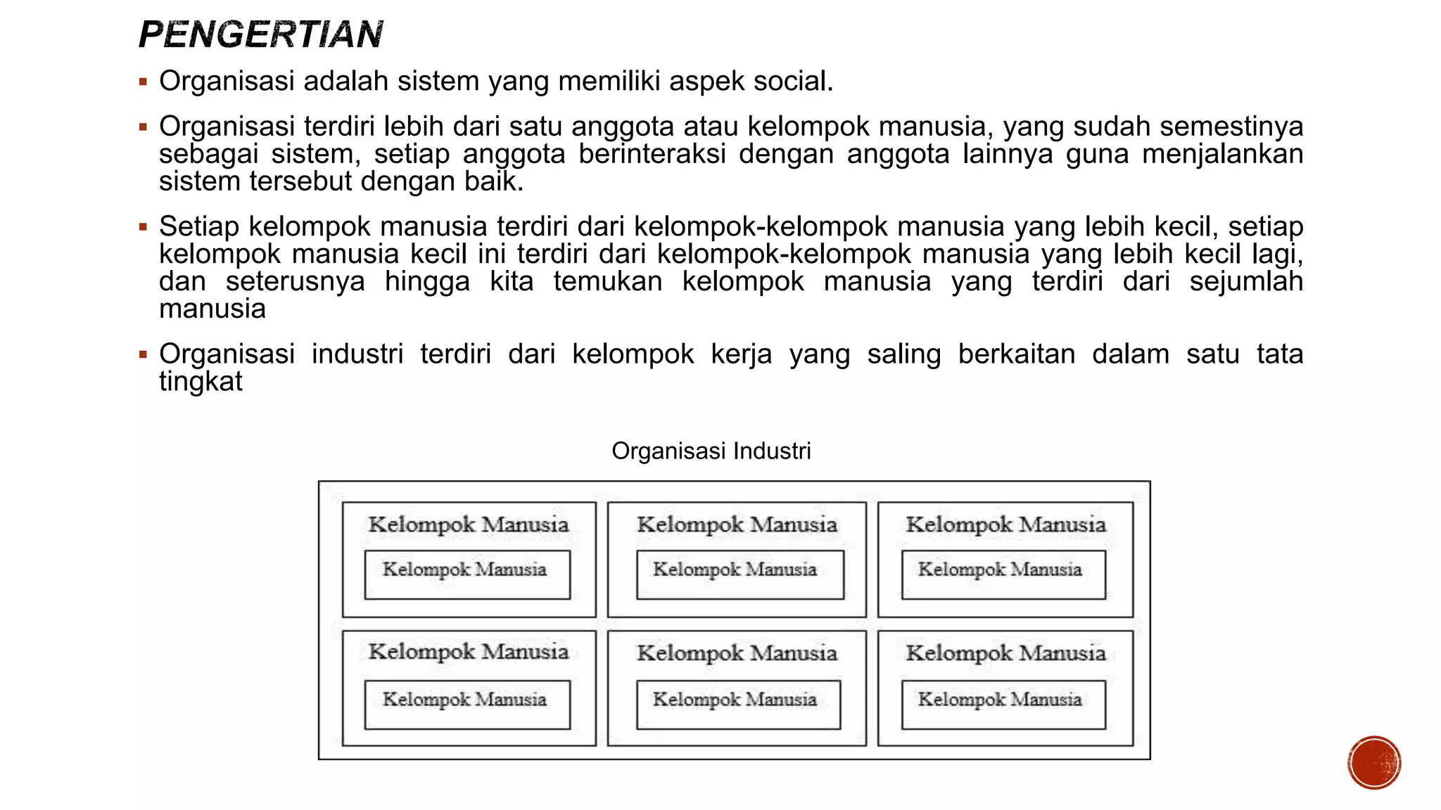 Organisasi dan Kelompok Kerja | PPTX
