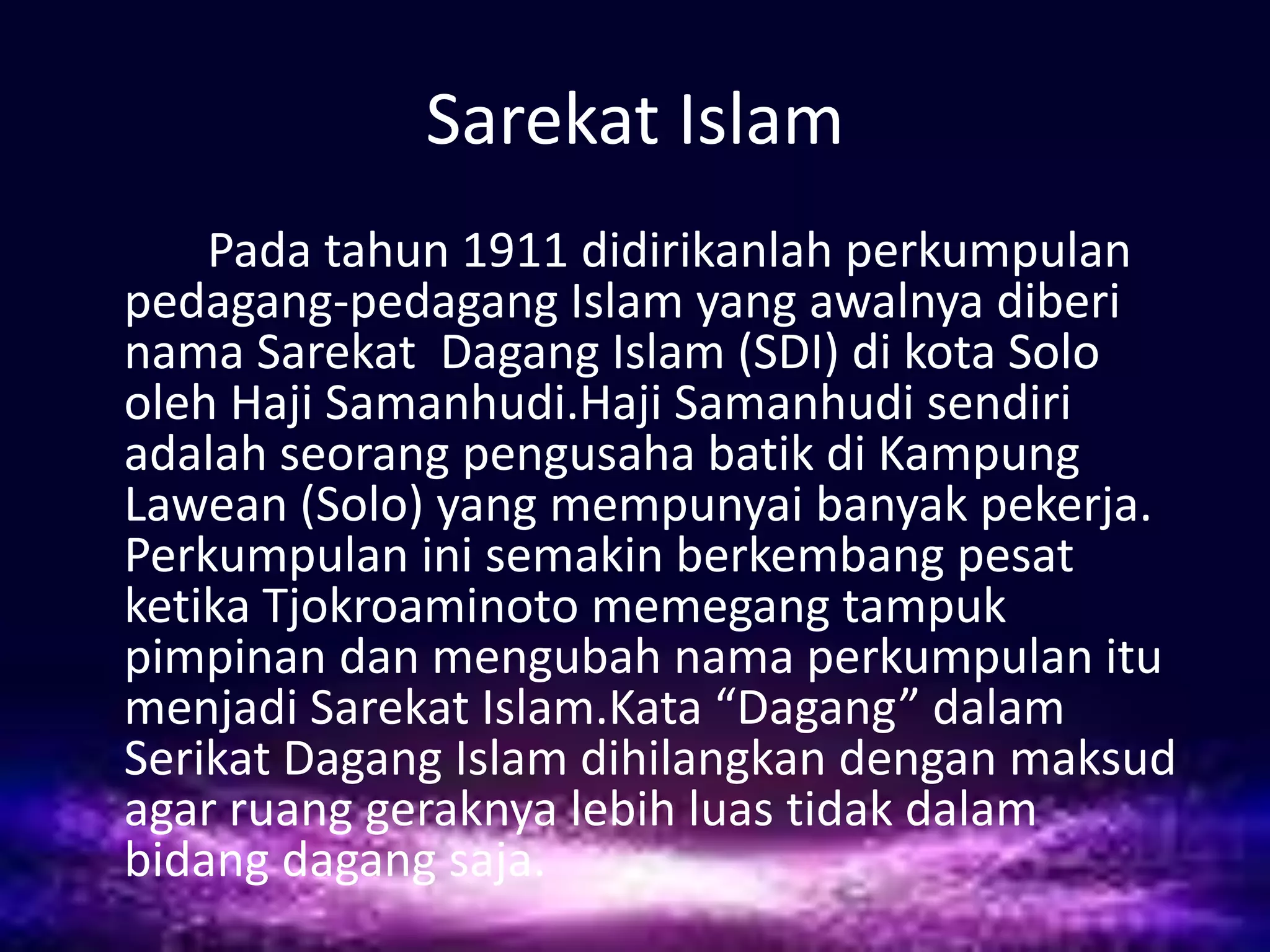 Organisasi islam | PPTX