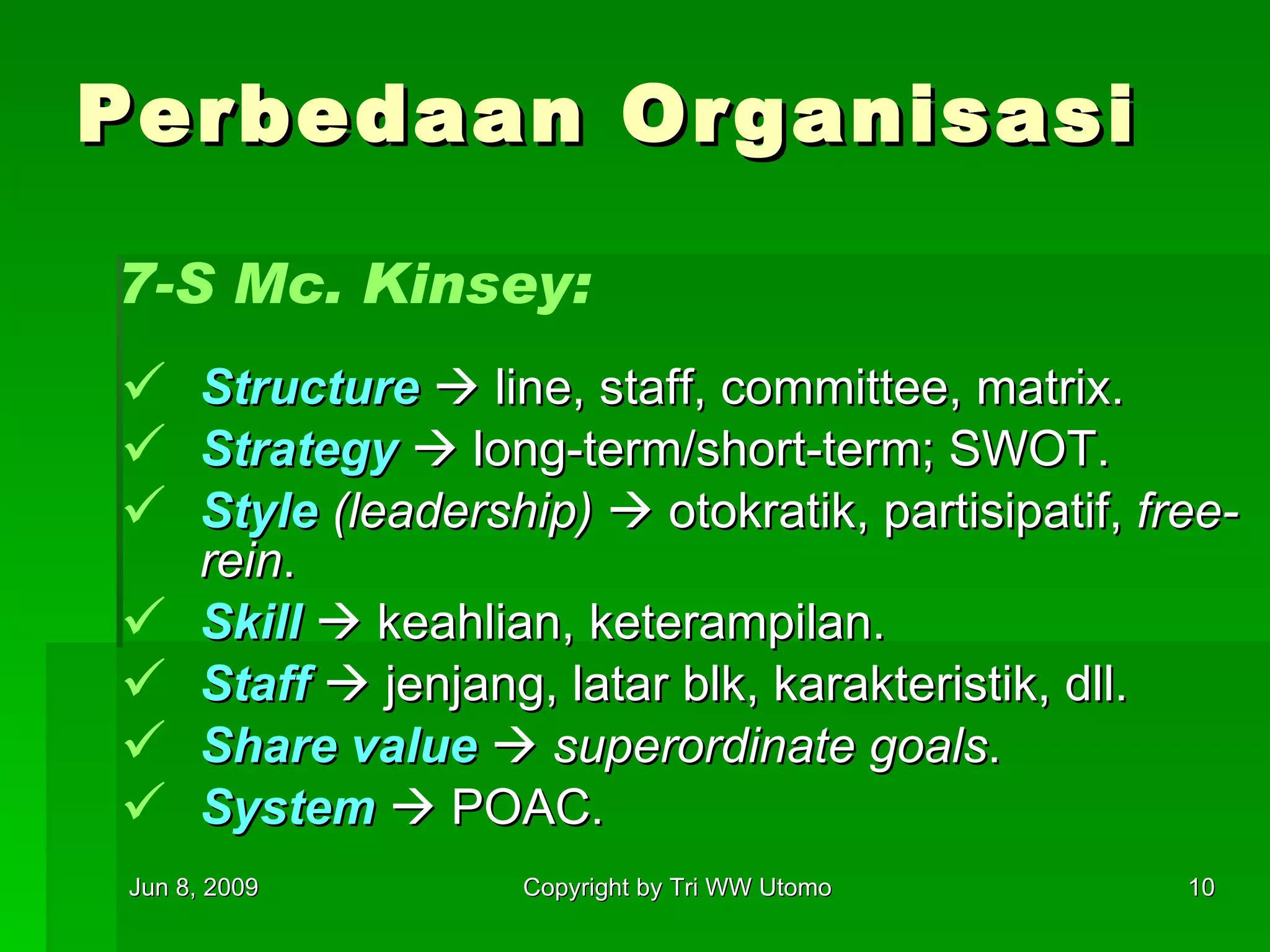 Organisasi & Manajemen Pemerintahan | PPT