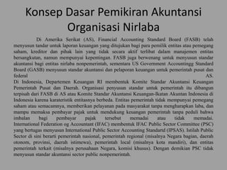 Organisasi nirlaba | PPTX