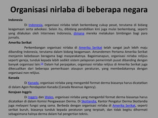 Organisasi nirlaba | PPTX