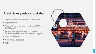 organisasi nirlaba untuk akuntansi teori dan praktek | PPTX