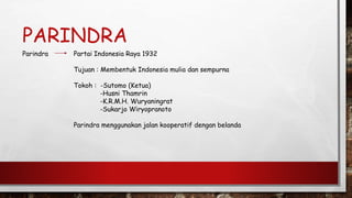 Organisasi pergerakan nasional periode moderat | PPTX