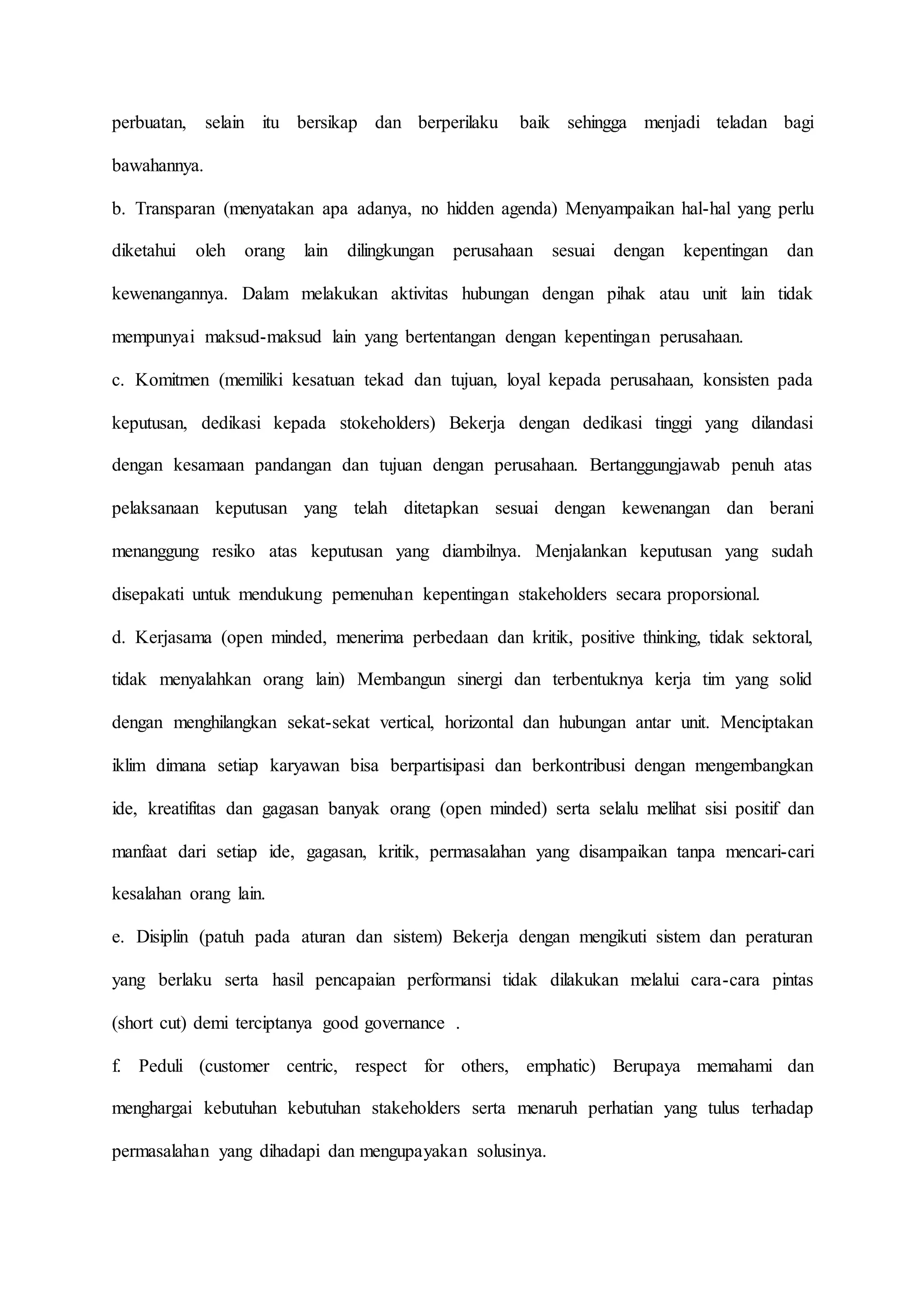 Organisasi perusahaan pt. telkom | DOCX