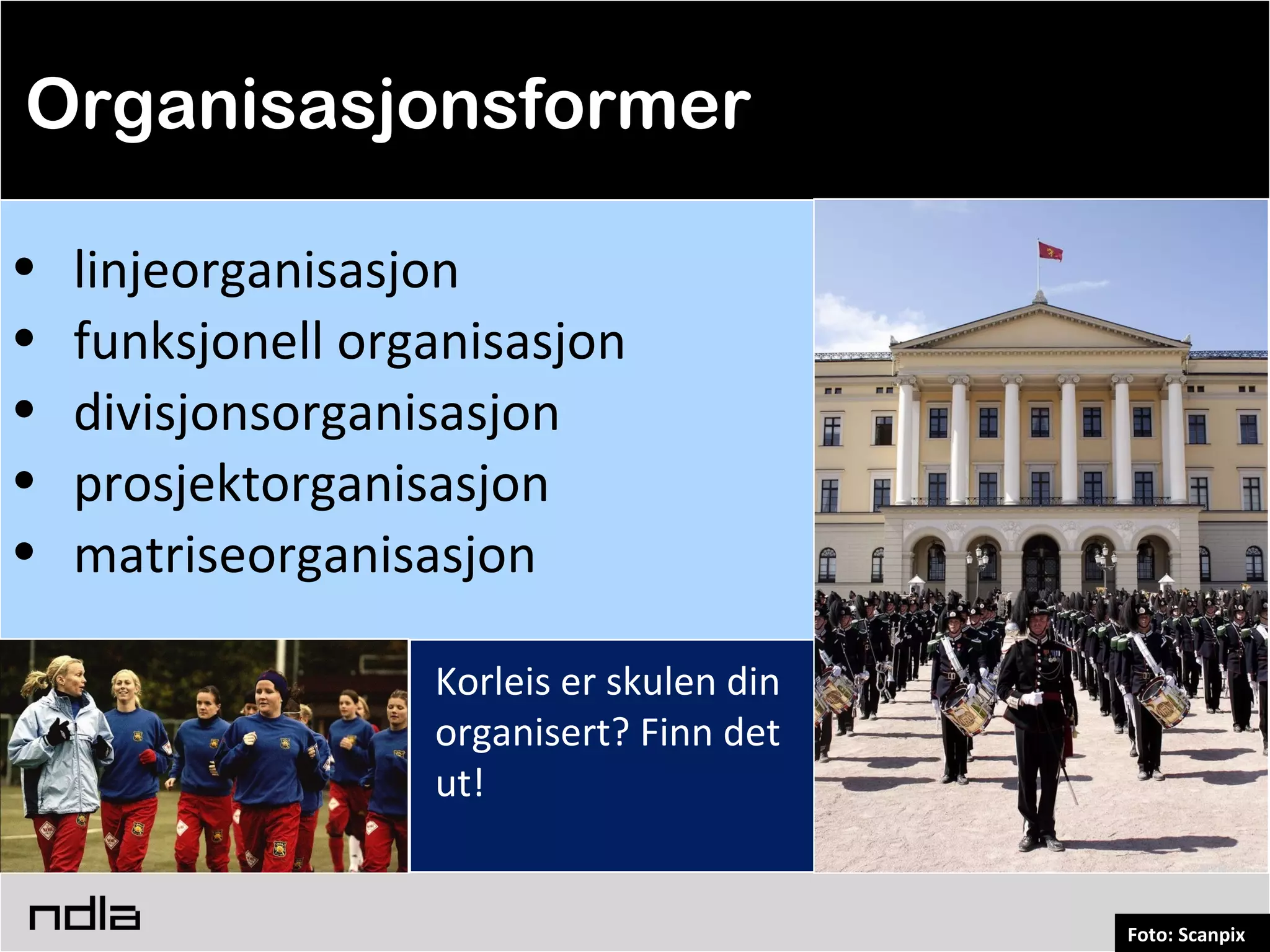 Organisasjonsoppbygging | PPT
