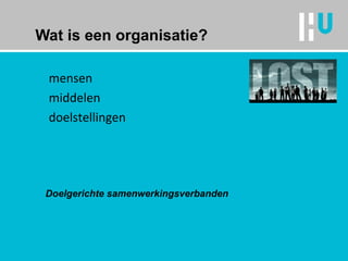 Organisatiekunde introductie les | PPT