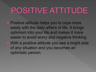 TOPIC:ATTITUDES AND VALUES, EMOTIONS AND MOODS, LEARNING | PPT