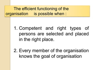 Organisation IN CPM | PPTX