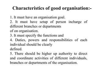 Organisation | PPTX | Business | Business and Finance