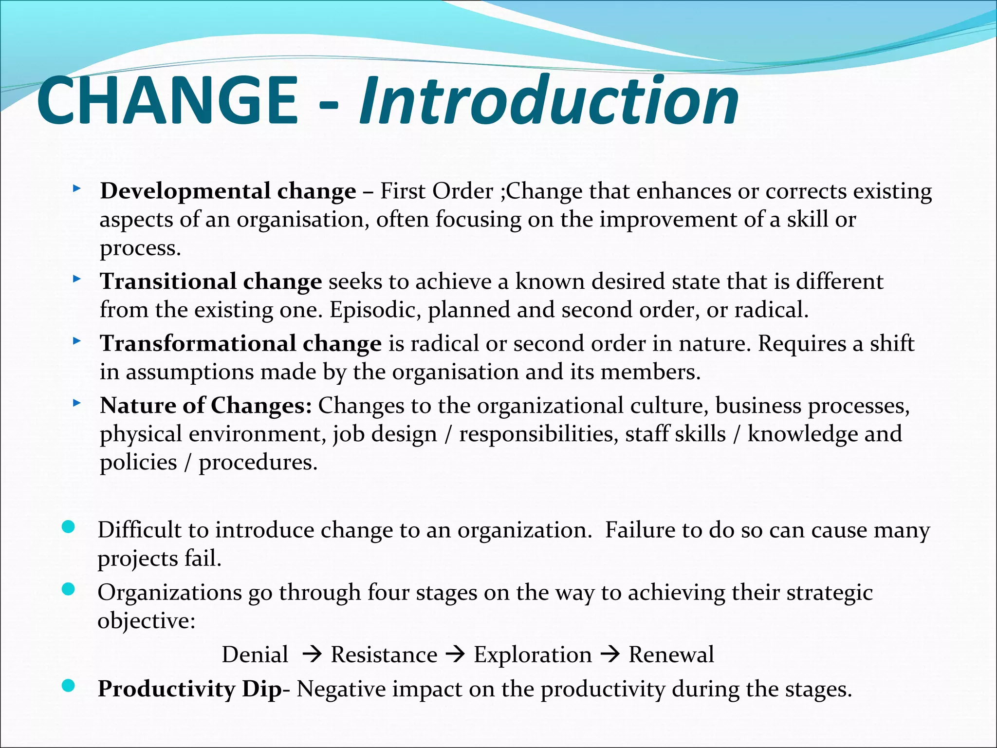 Organisational transformation | PPT