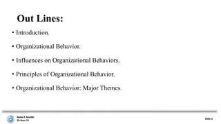 Organisational behavior | PPT