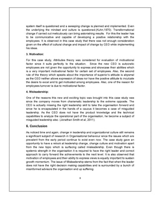 Organisational behaviour | PDF