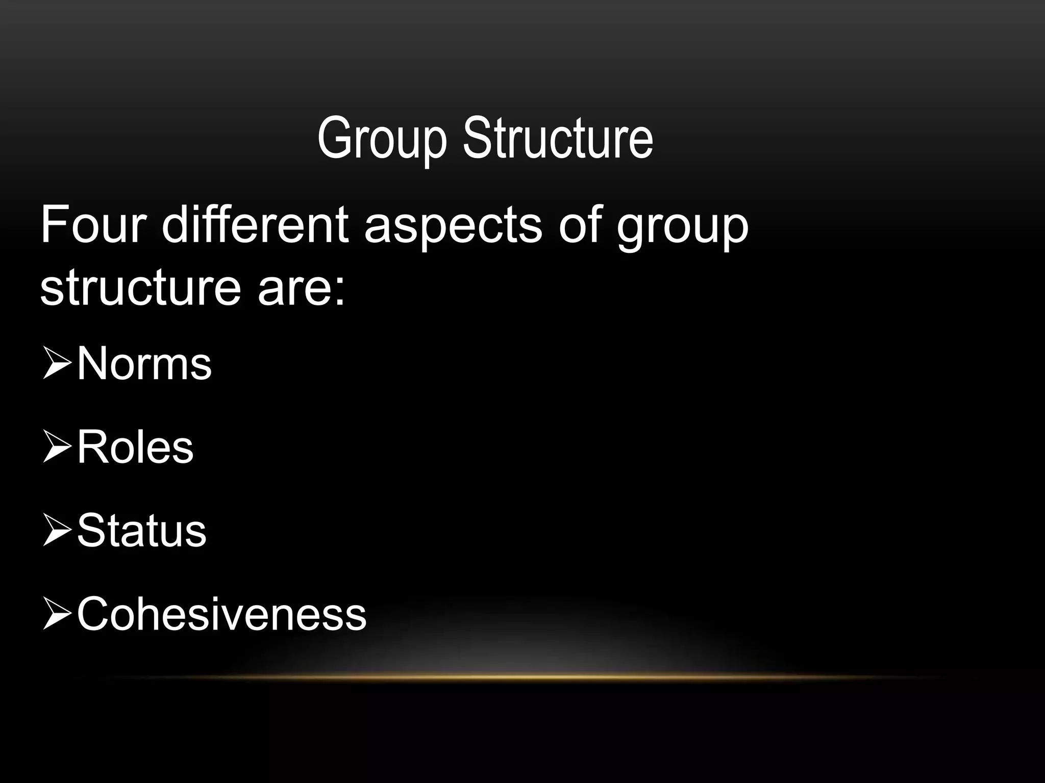 Group behaviour ppt | PPTX