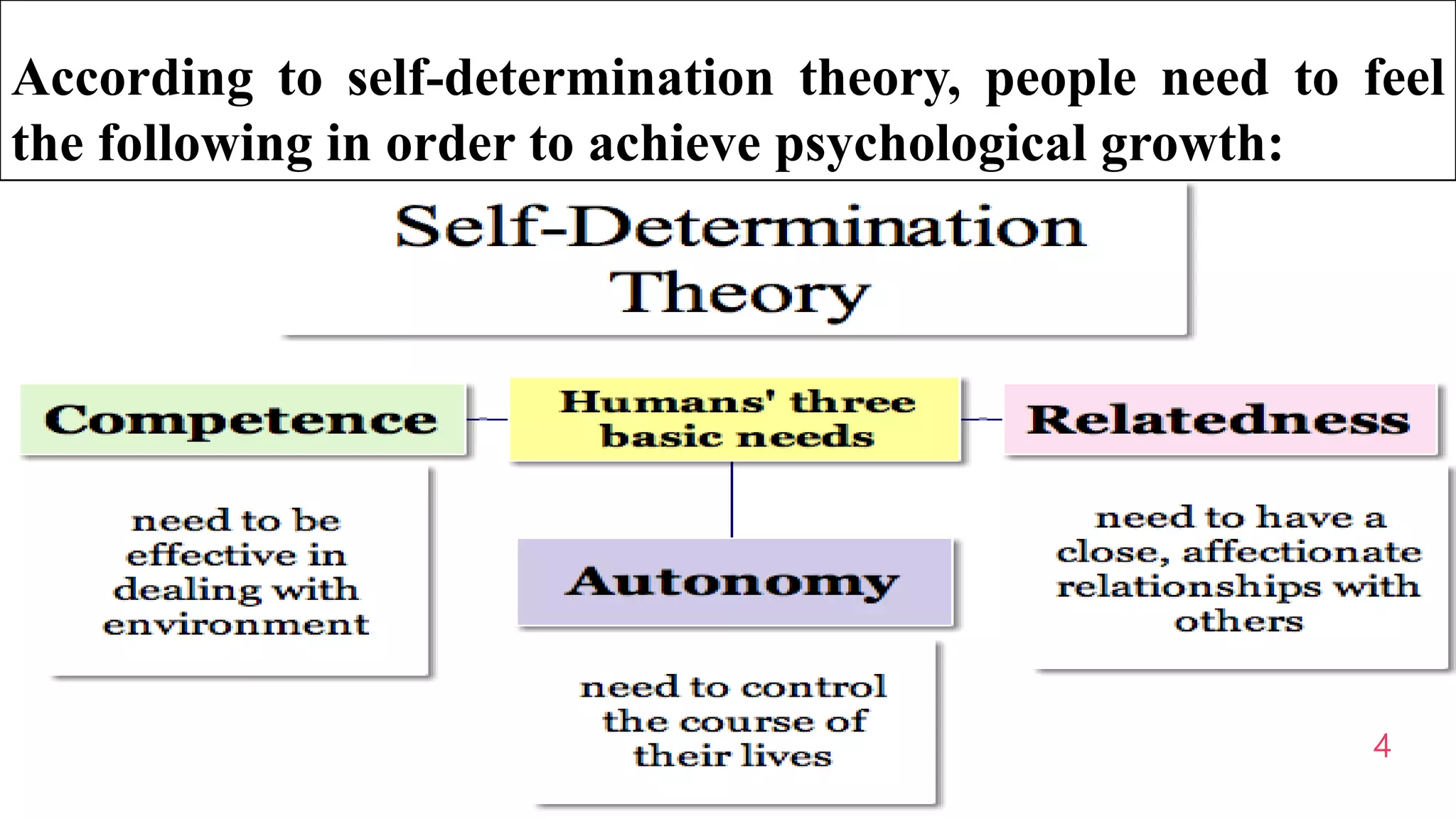 Organisational Behaviour- Self Determination Theory (SDT)- MBA | PPTX
