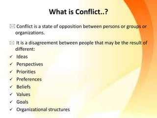 Conflicts | PPTX | War and Conflicts