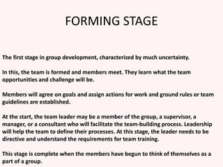 Organisational Behaviour Group Dynamics Unit 4.ppt