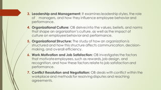 Organisational Behaviour PPT by Rohit Nirhali.pdf | Business Administration | Business