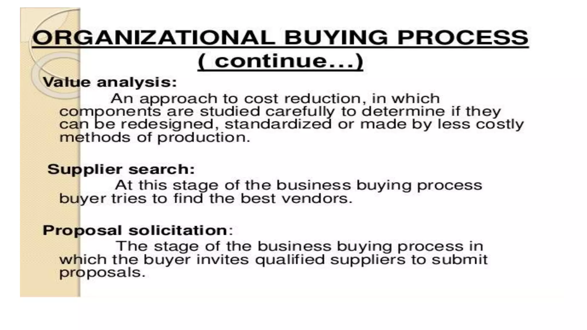 Organisational buying | PPTX