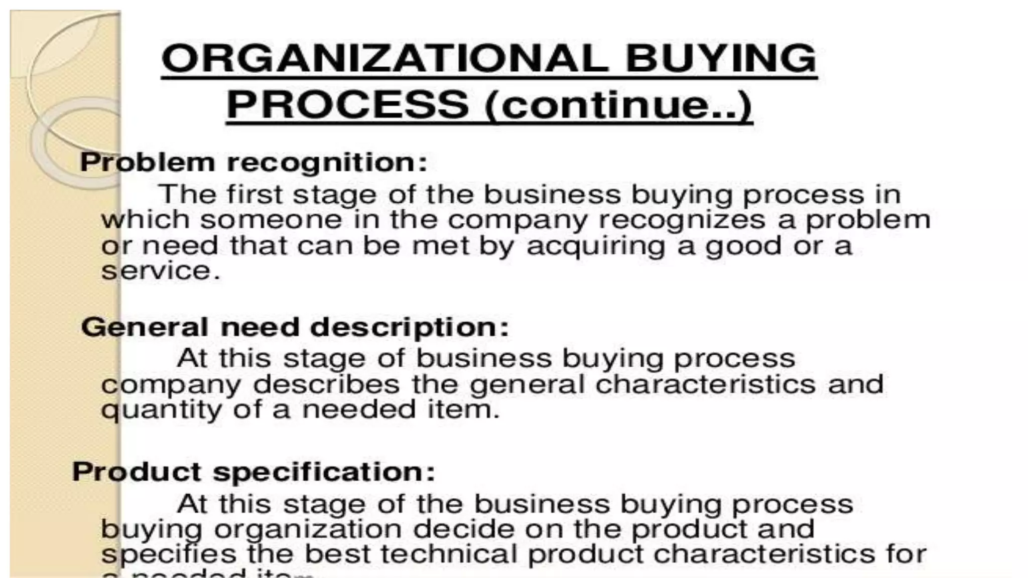 Organisational buying | PPTX