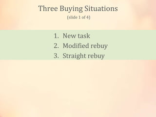 Organisational buying behavior mk 2 | PPTX